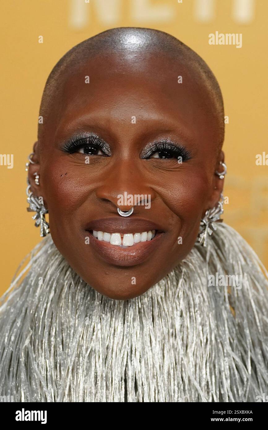 Cynthia Erivo arrives at the 31st annual Screen Actors Guild Awards on ...
