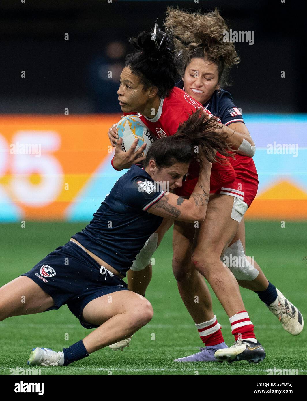 Vancouver, Canada. 23rd Feb, 2025. Canada's Asia Hogan-Rochester ...