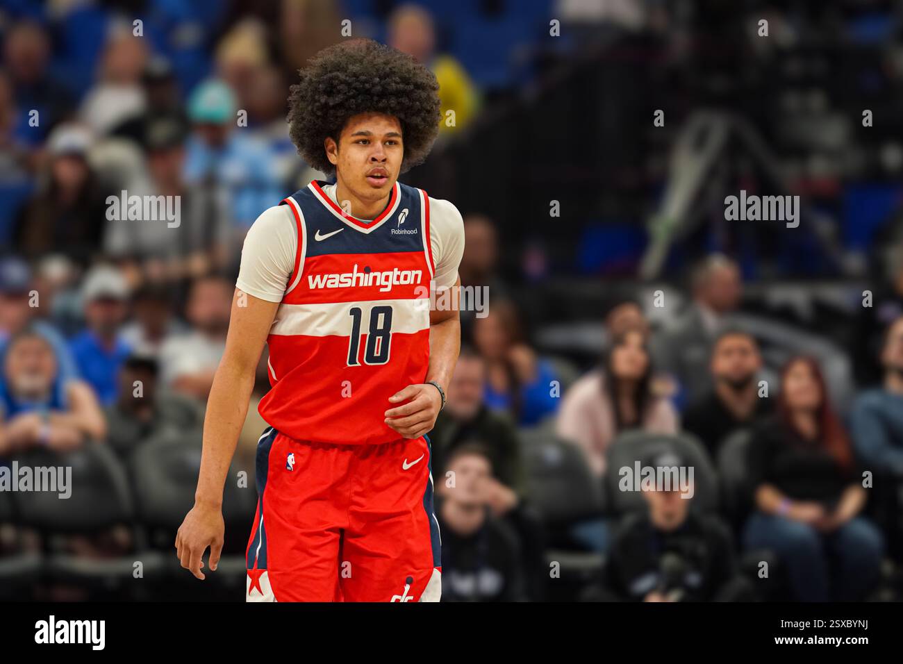 Orlando, Florida, USA, February 23, 2025, Washington Wizards forward ...