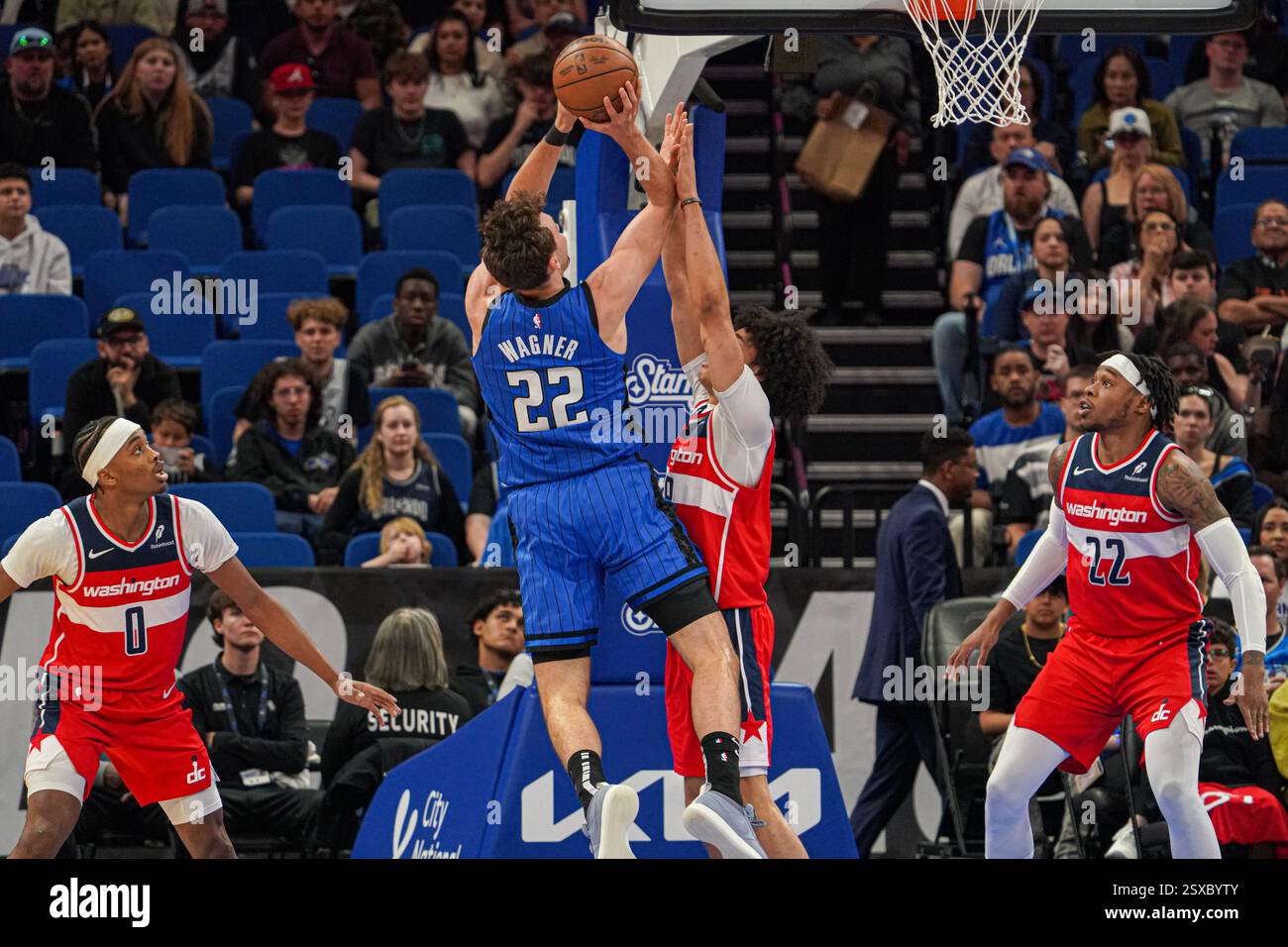 Orlando, Florida, USA, February 23, 2025, Orlando Magic forward Franz ...