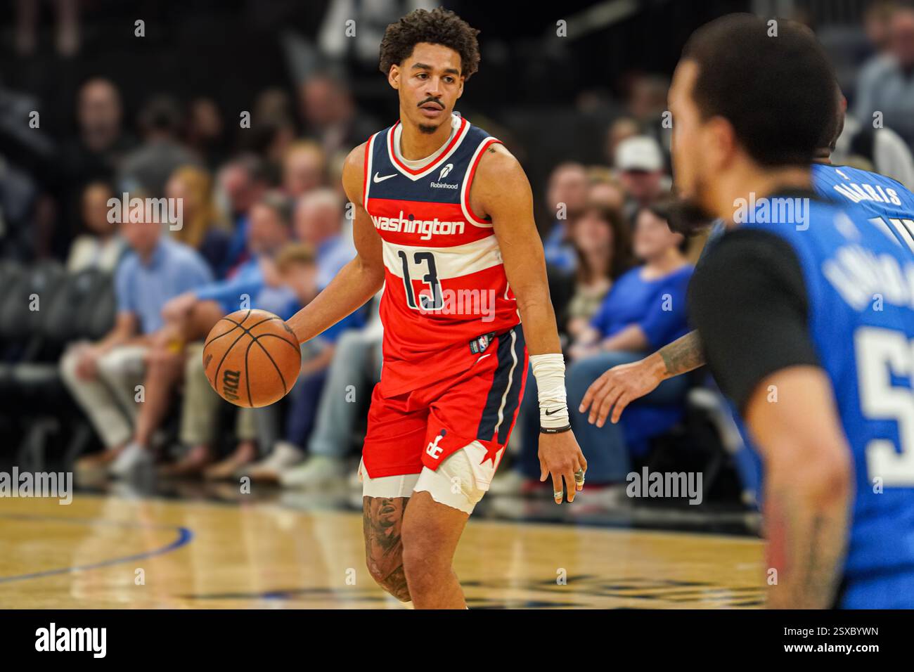 Orlando, Florida, USA, February 23, 2025, Washington Wizards guard ...