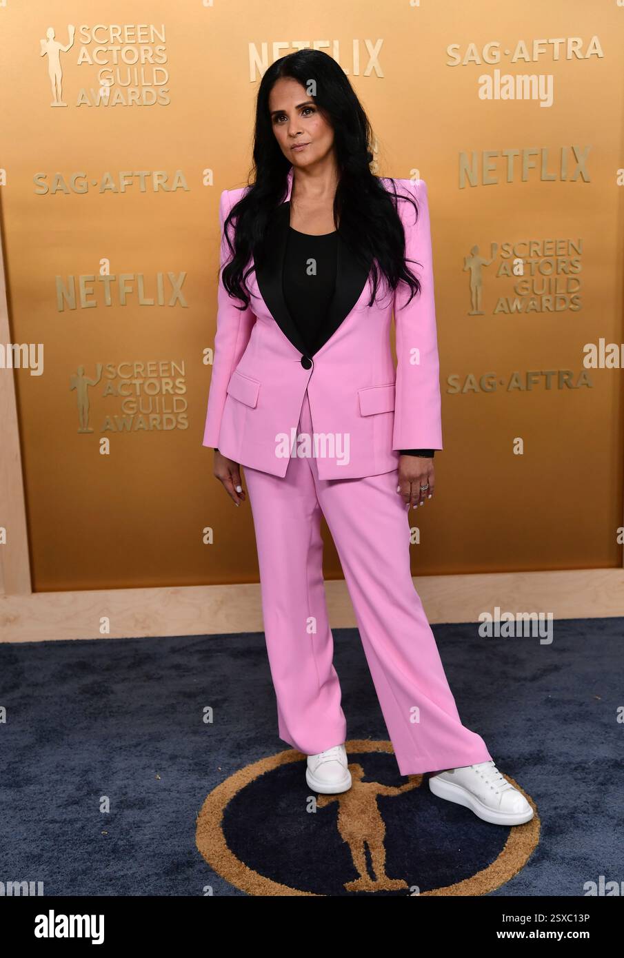Bela Bajaria arrives at the 31st annual Screen Actors Guild Awards on ...