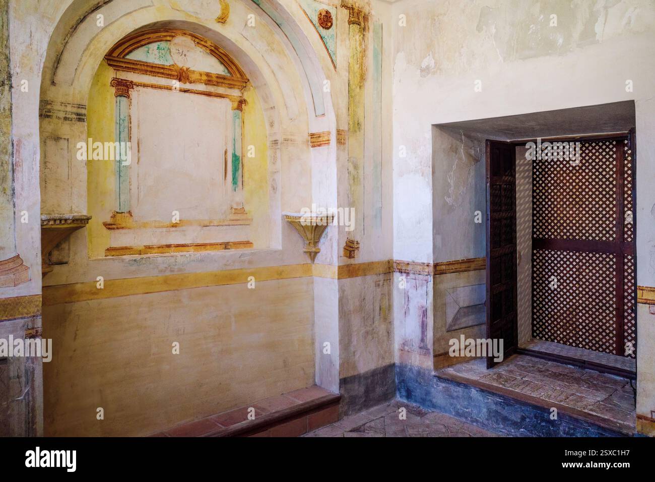 desecrated temple, exhibition hall during the Almagro International ...