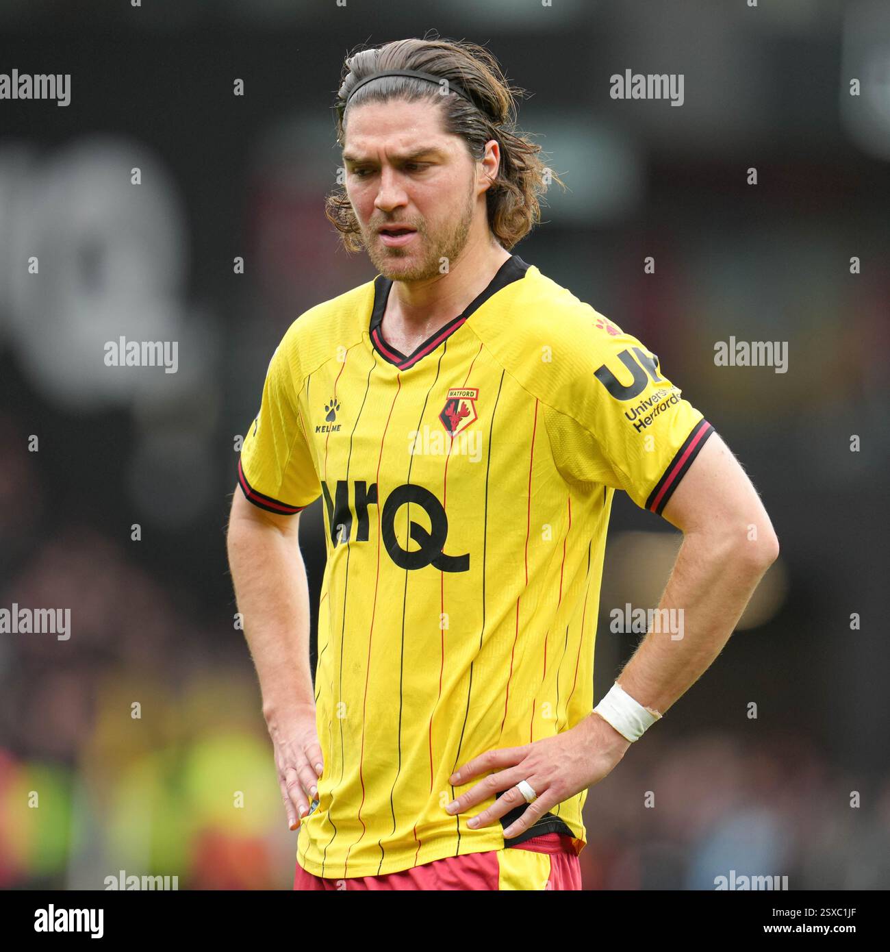 Francisco Sierralta of Watford during the Sky Bet Championship match ...