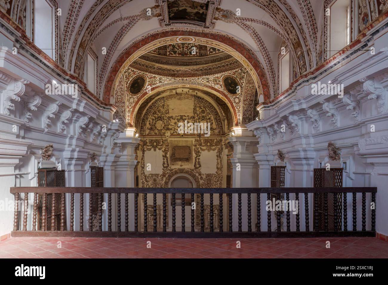 desecrated temple, exhibition hall during the Almagro International ...