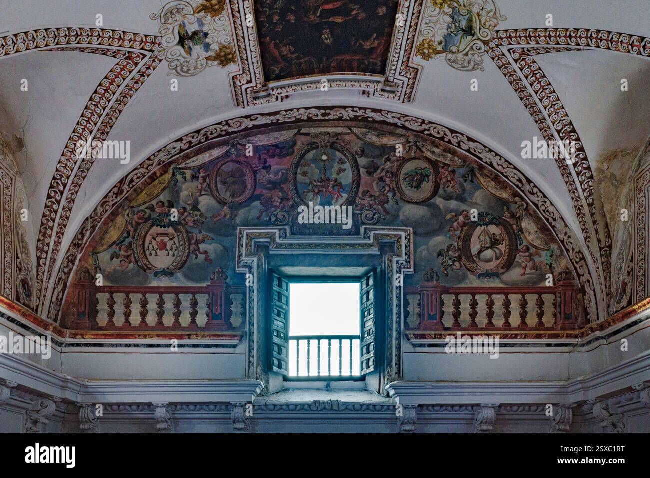 desecrated temple, exhibition hall during the Almagro International ...