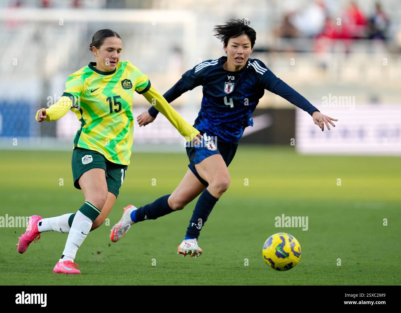 Houston, Texas, USA. 20th Feb, 2025. Australia forward DANIELA GALIC ...