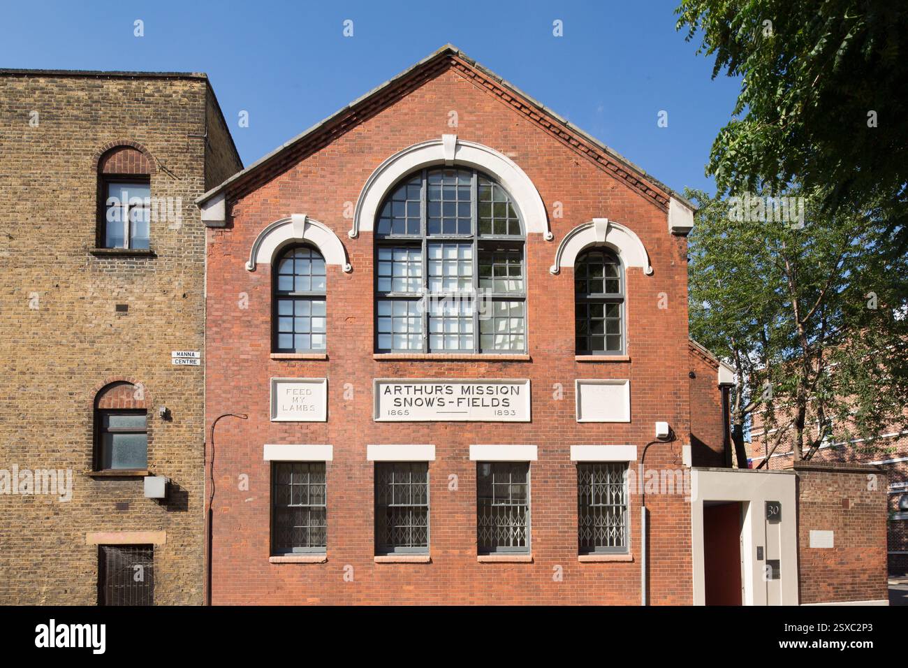 Arthur's Mission Snows-Fields, a historic brick building (1865-1893 ...