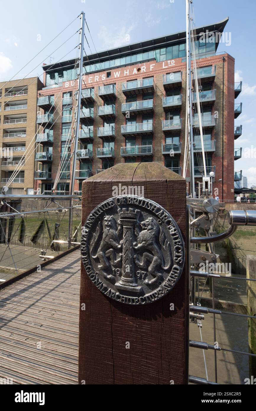 Plaque commemorating the Royal Institute of British Architects' 1997 ...