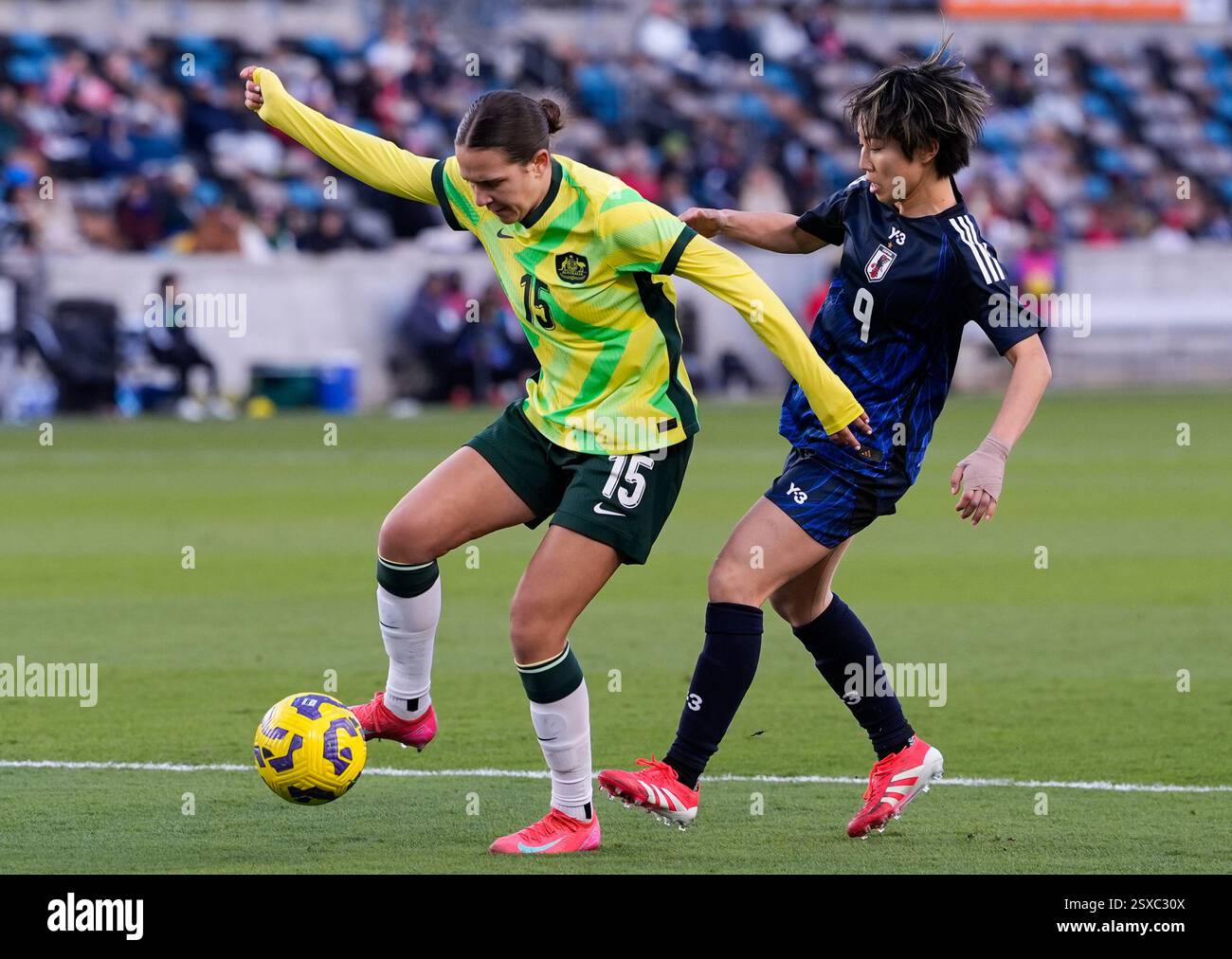 Houston, Texas, USA. 20th Feb, 2025. Australia forward DANIELA GALIC ...