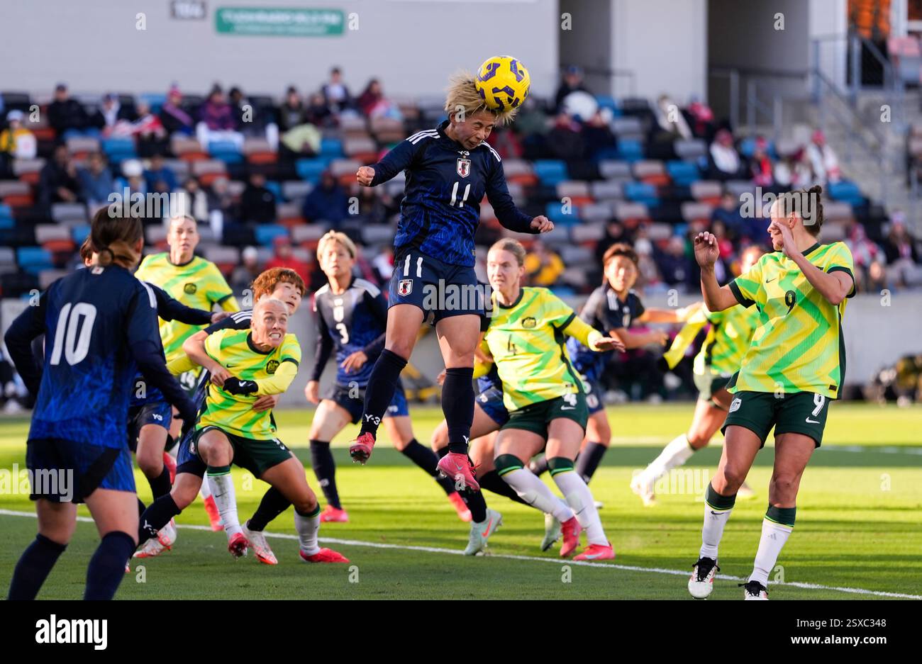 Houston, Texas, USA. 20th Feb, 2025. Japan forward MINA TANAKA (11 ...