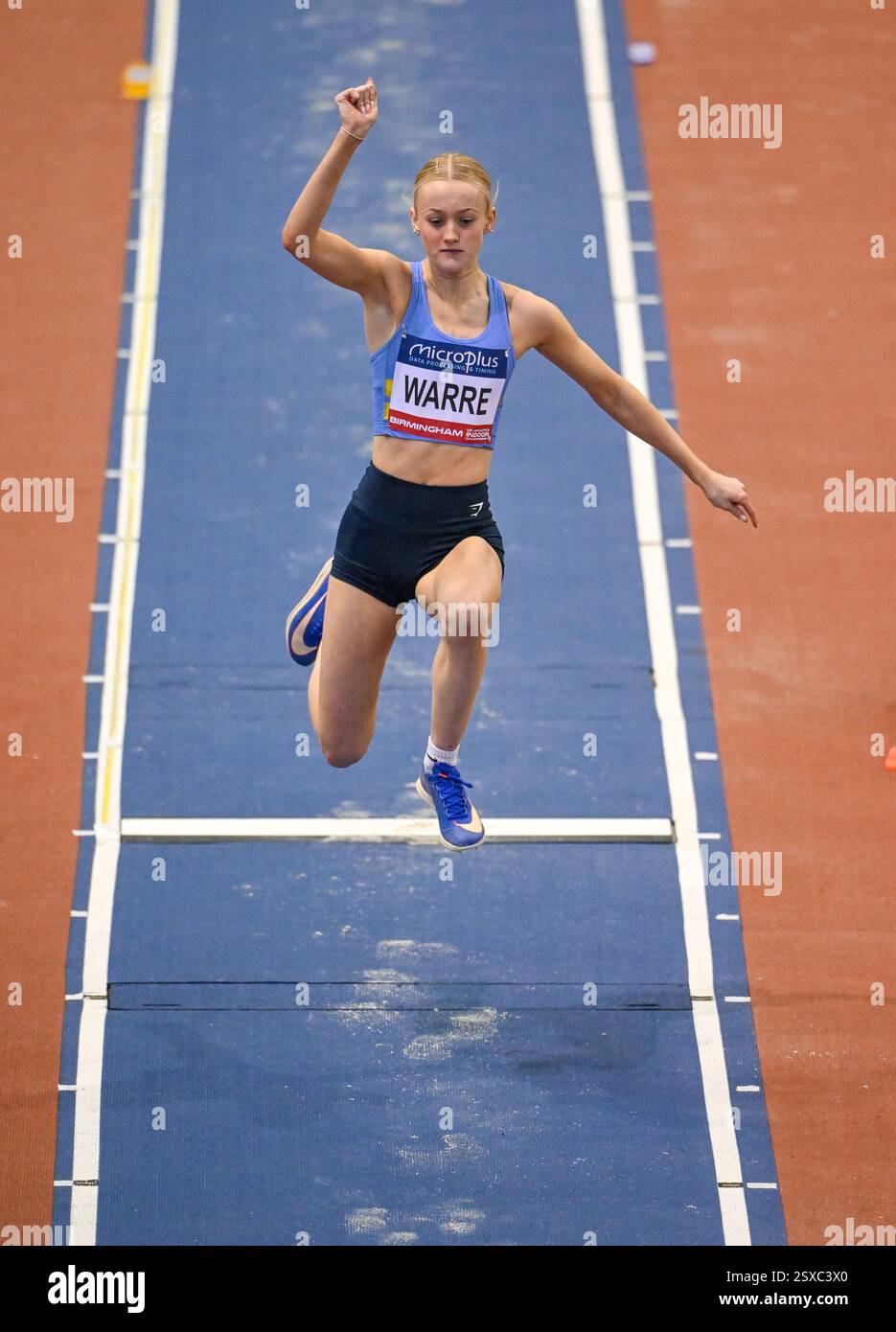 Birmingham, UK. 23rd Feb, 2025. WARRE Amy finishes third in the Womens ...