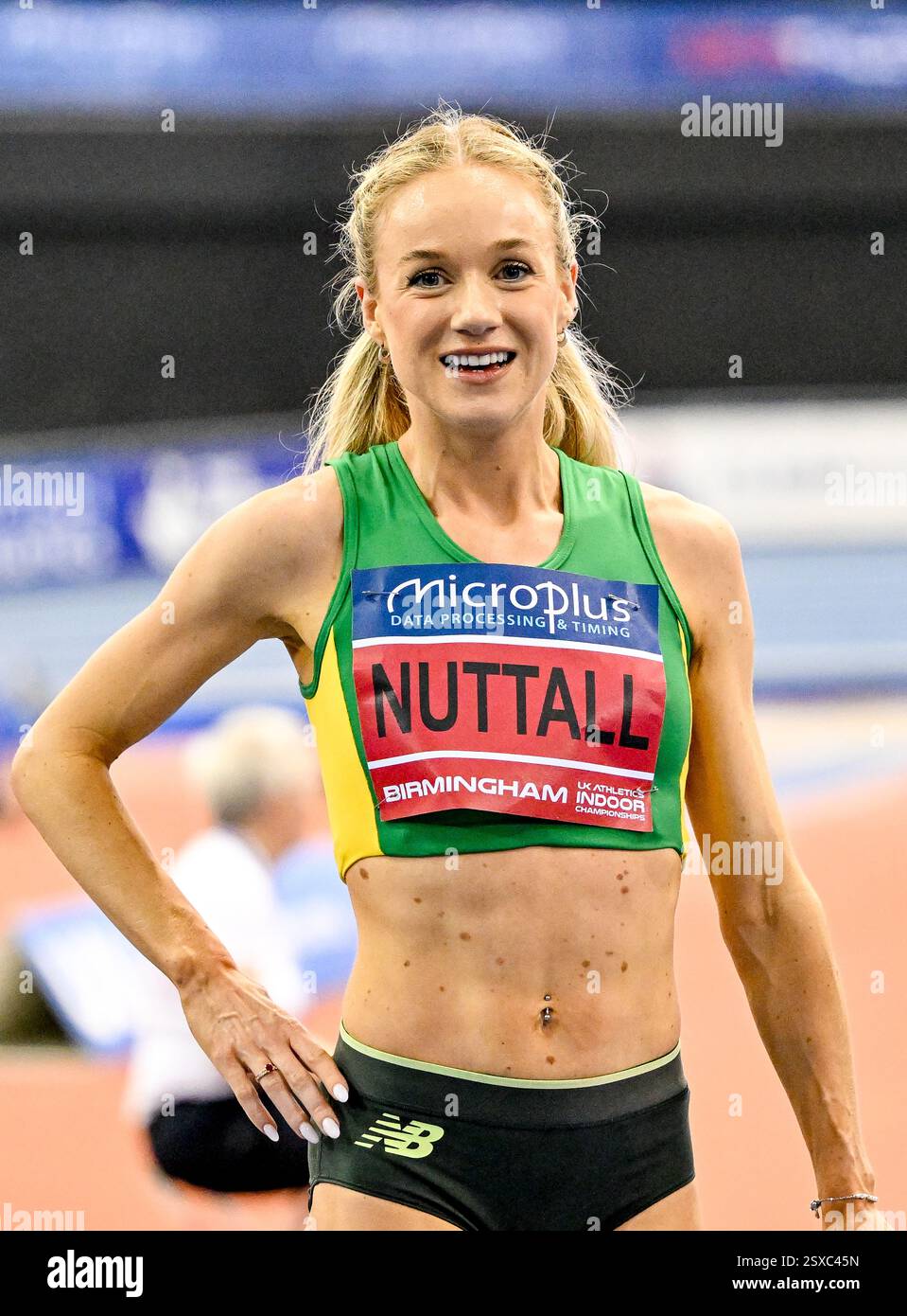 Birmingham, UK. 23rd Feb, 2025. NUTTALL Hannah celebrates winning the ...