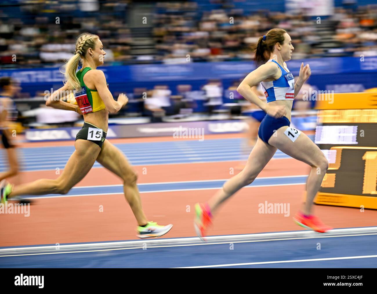 Birmingham, UK. 23rd Feb, 2025. NUTTALL Hannah wins with MUIR Laura ...