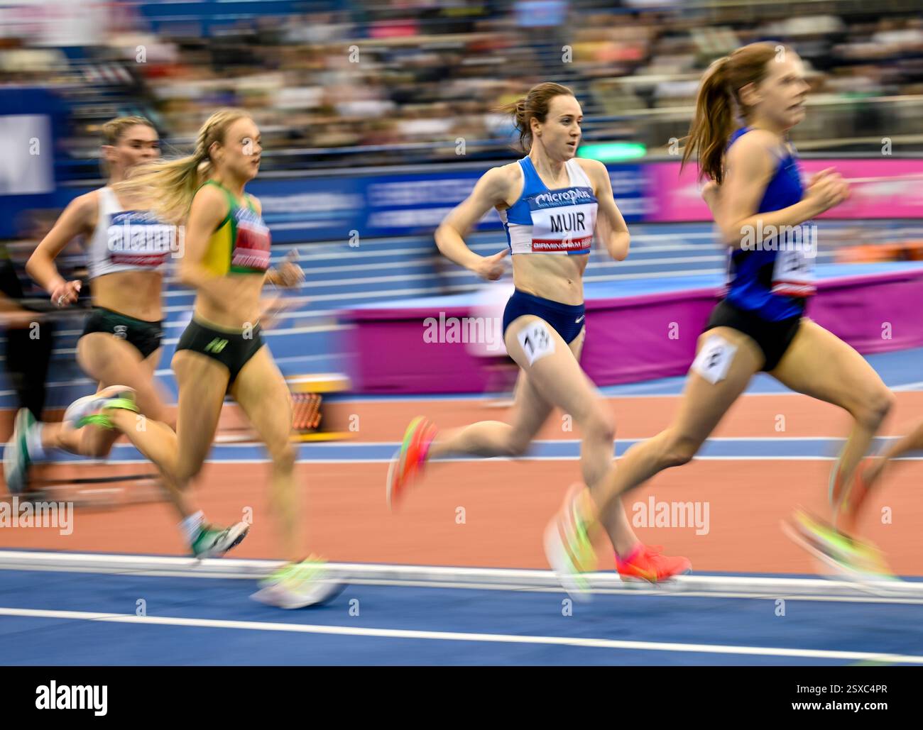 Birmingham, UK. 23rd Feb, 2025. NUTTALL Hannah wins with MUIR Laura ...