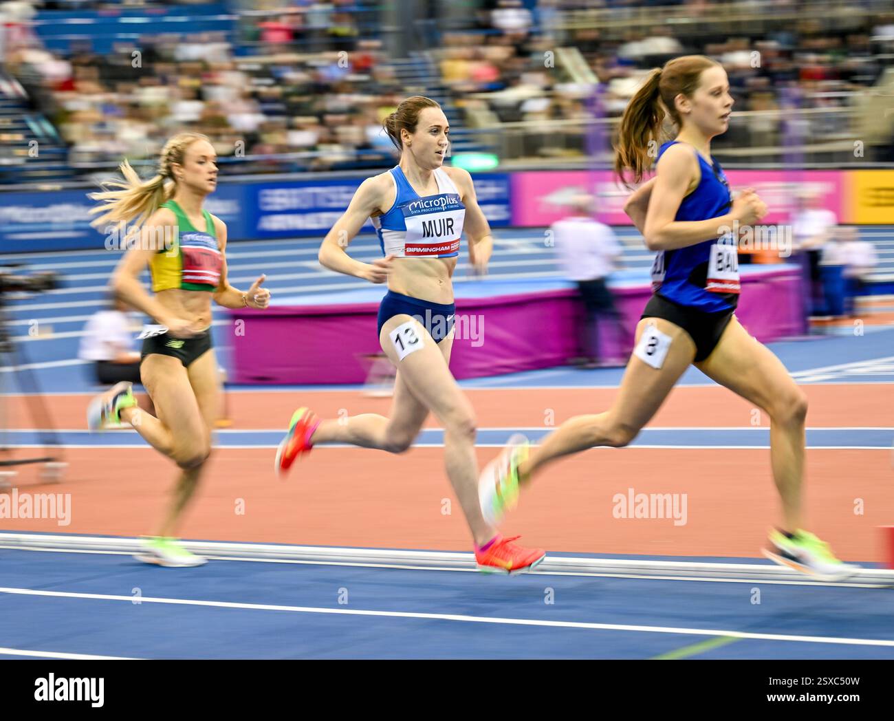 Birmingham, UK. 23rd Feb, 2025. NUTTALL Hannah wins with MUIR Laura ...