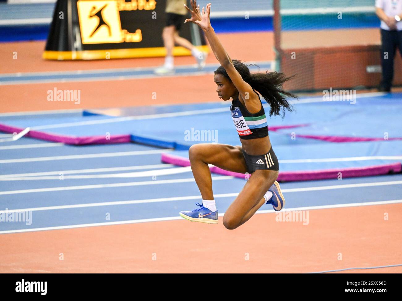 Birmingham, UK. 23rd Feb, 2025. YALEKHUE Michelle in the Womens Triple ...