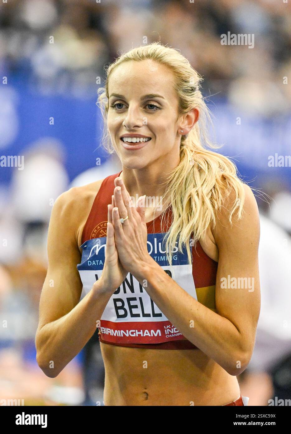 Birmingham, UK. 23rd Feb, 2025. HUNTER BELL Georgia wins the Womens ...