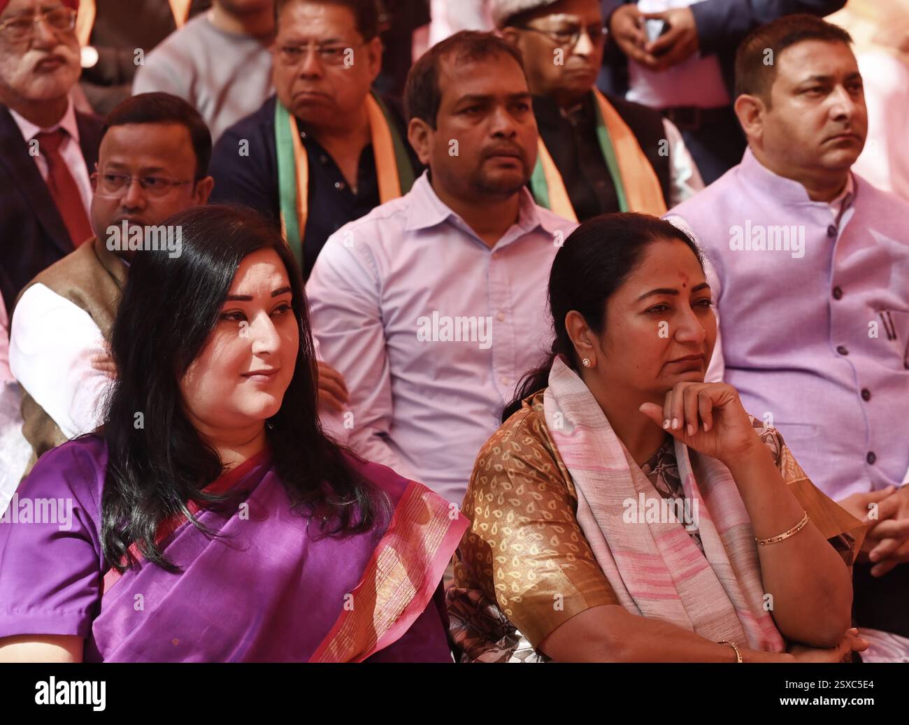 NEW DELHI, INDIA - FEBRUARY 23: Delhi CM Rekha Gupta with, BJP MP ...