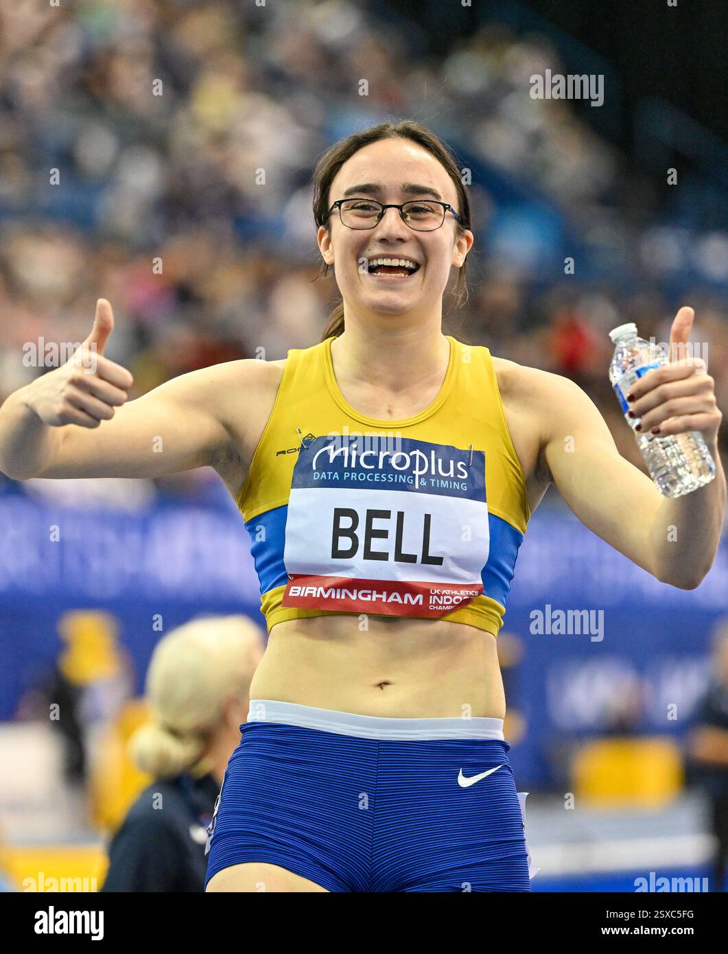Birmingham, UK. 23rd Feb, 2025. BELL Alyson celebrates at winning the ...