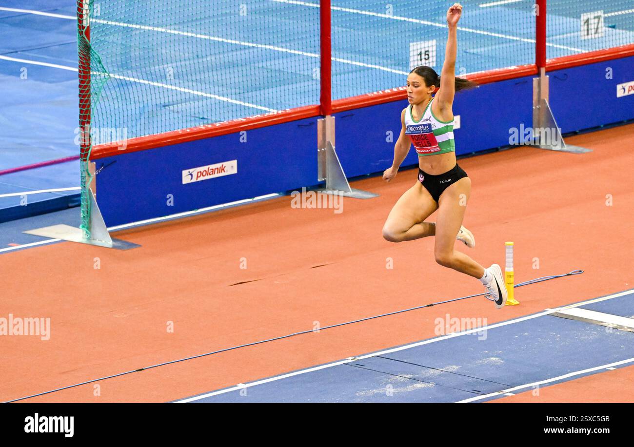 Birmingham, UK. 23rd Feb, 2025. FORDE-WELLS Georgina wins the Womens ...