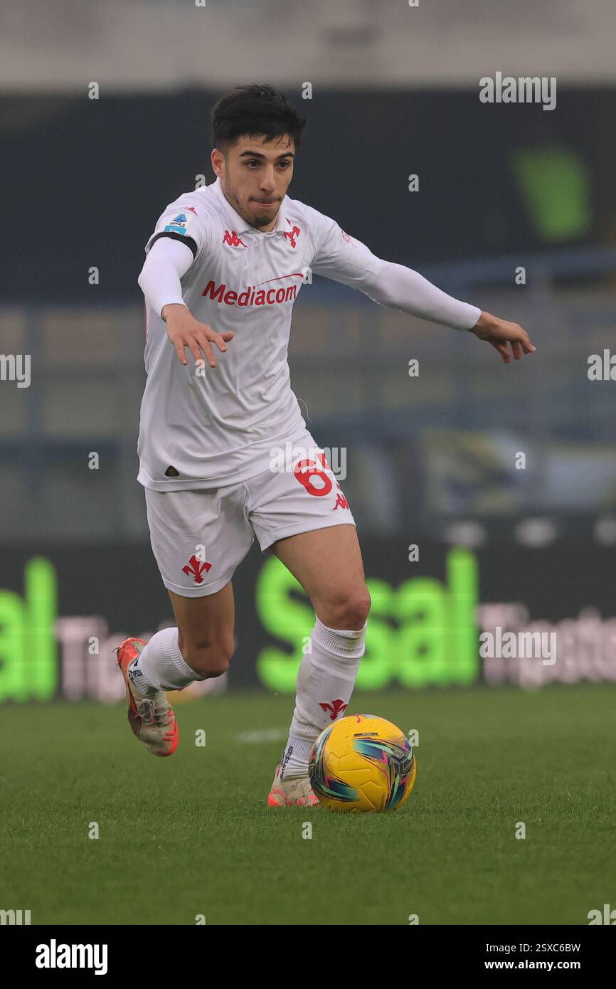 Verona, Italy. 23rd Feb, 2025. Fabiano Parisi of ACF Fiorentinca seen ...