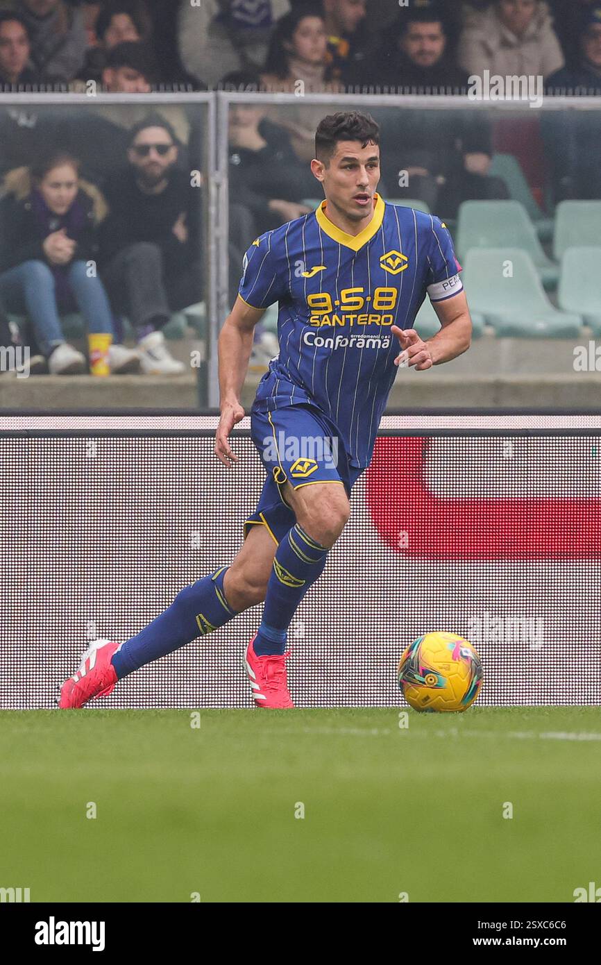Verona, Italy. 23rd Feb, 2025. Marco Davide Faraoni of Hellas Verona FC ...