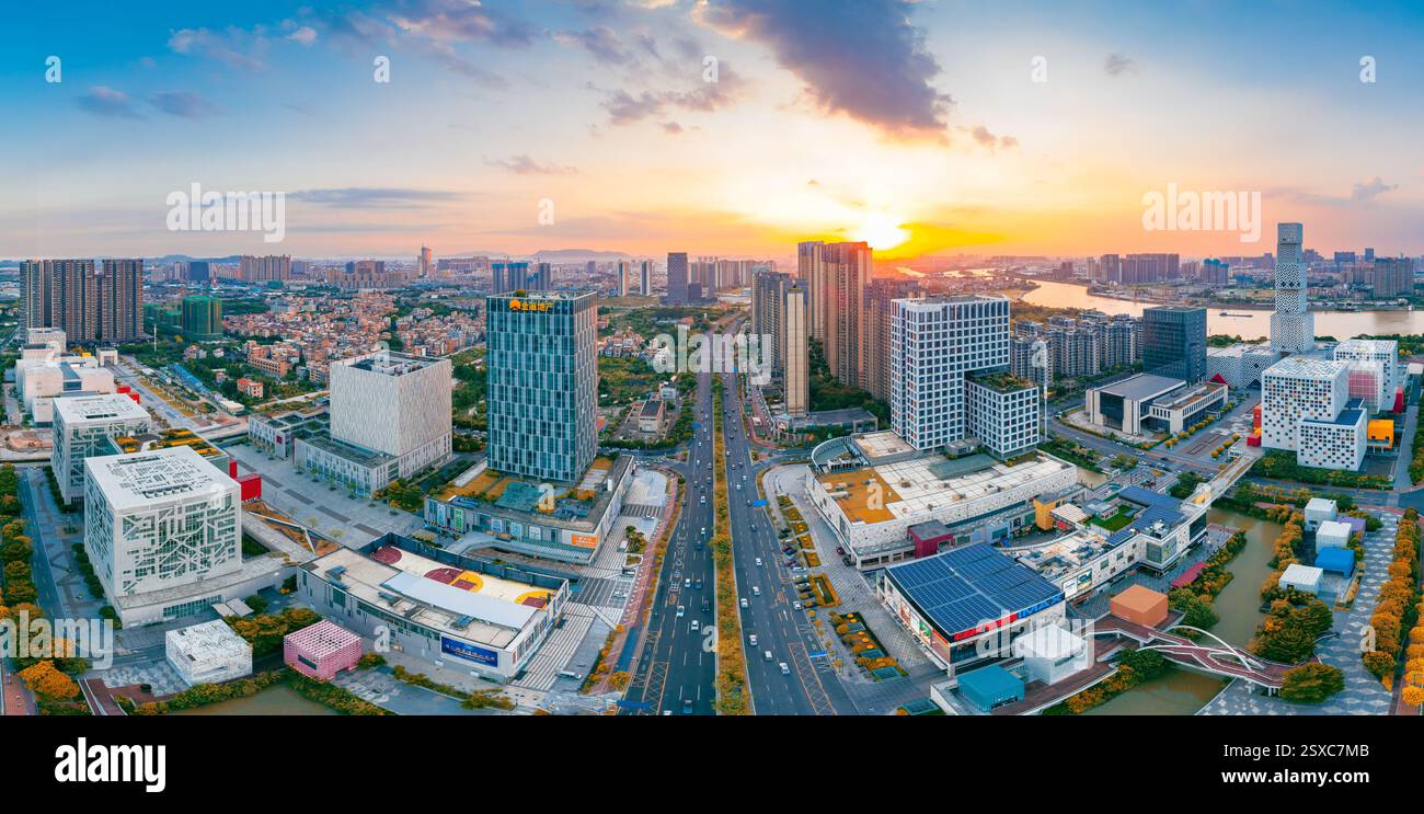 Urban Environment of Foshan New City, Guangdong Province, China Stock ...