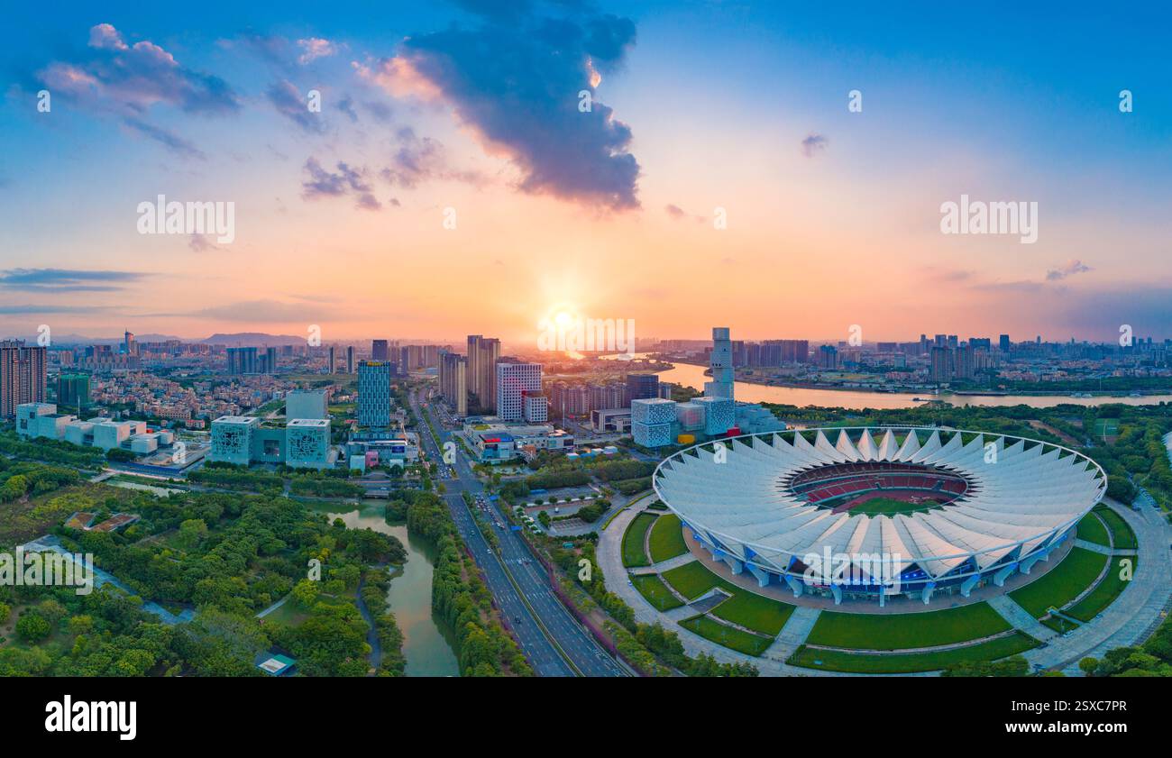 Urban Environment of Foshan New City, Guangdong Province, China Stock ...