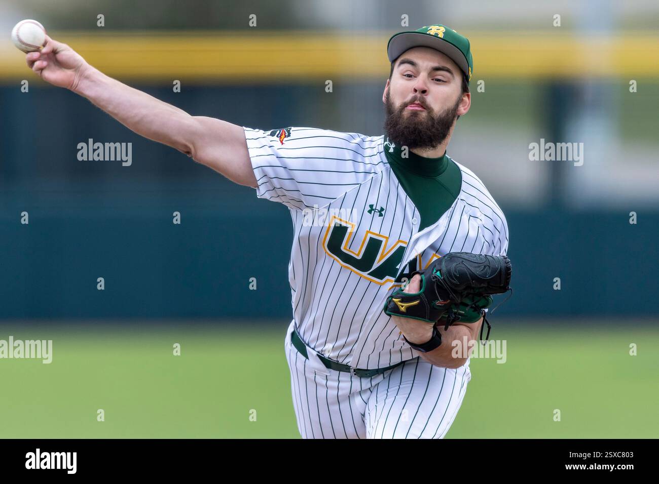 UAB pitcher Colin Daniel (45) pitches against South Alabama during an ...