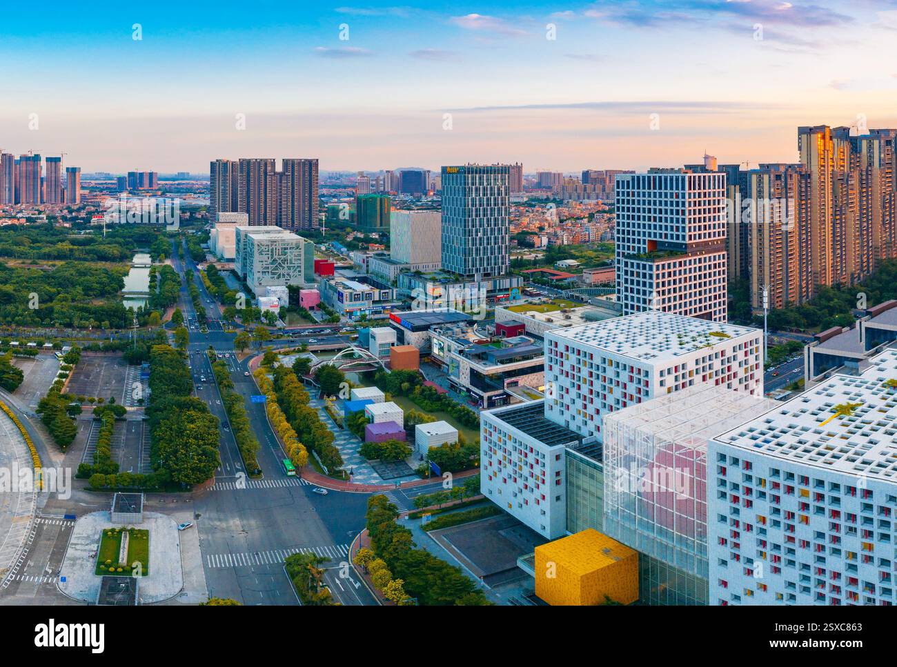 Urban Environment of Foshan New City, Guangdong Province, China Stock Photo - Alamy