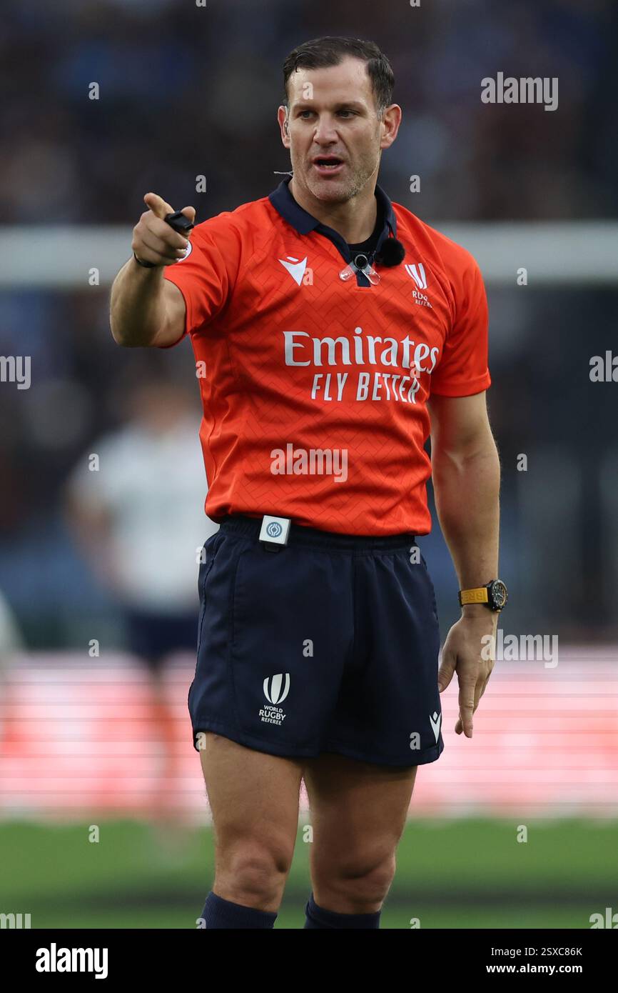 Rome, Italy. 23rd Feb, 2025. Rome, Italy - 23.02.2025: Referee Karl ...