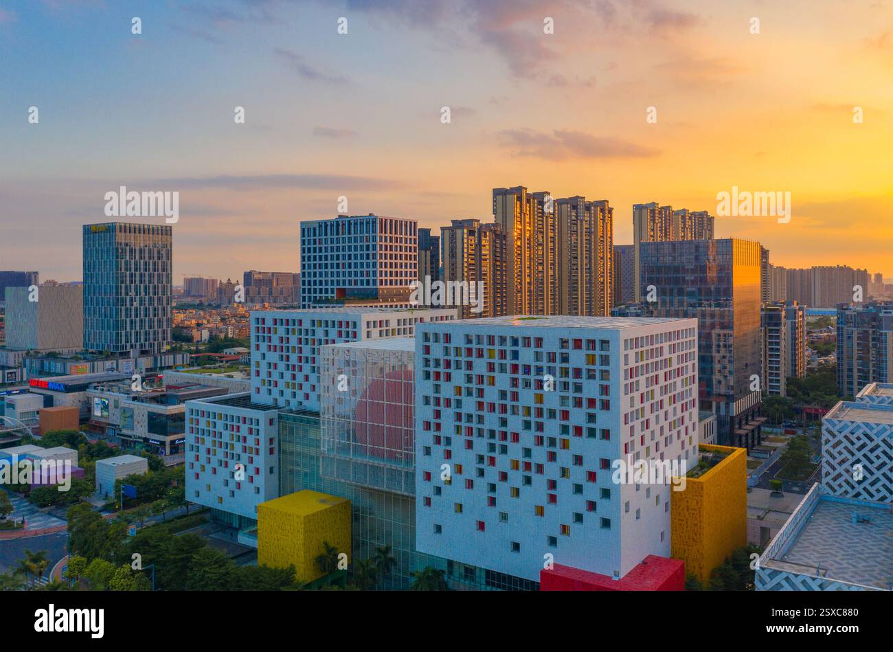 Urban Environment of Foshan New City, Guangdong Province, China Stock ...