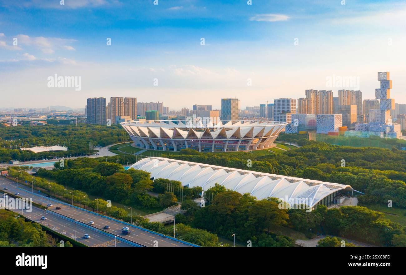 Urban Environment of Foshan New City, Guangdong Province, China Stock ...