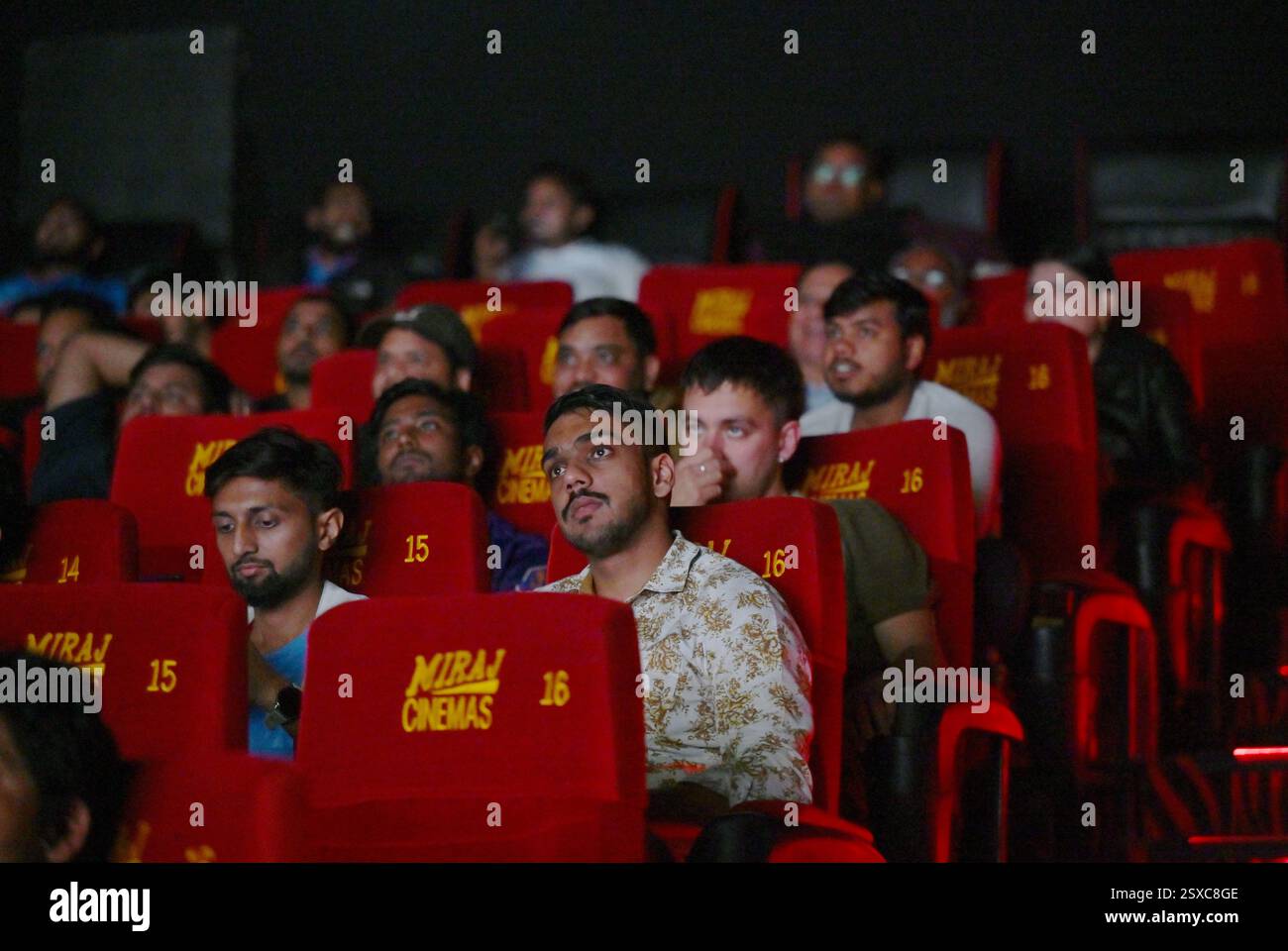 NOIDA, INDIA - FEBRUARY 23: People gathered at the GIP Mall Miraj ...