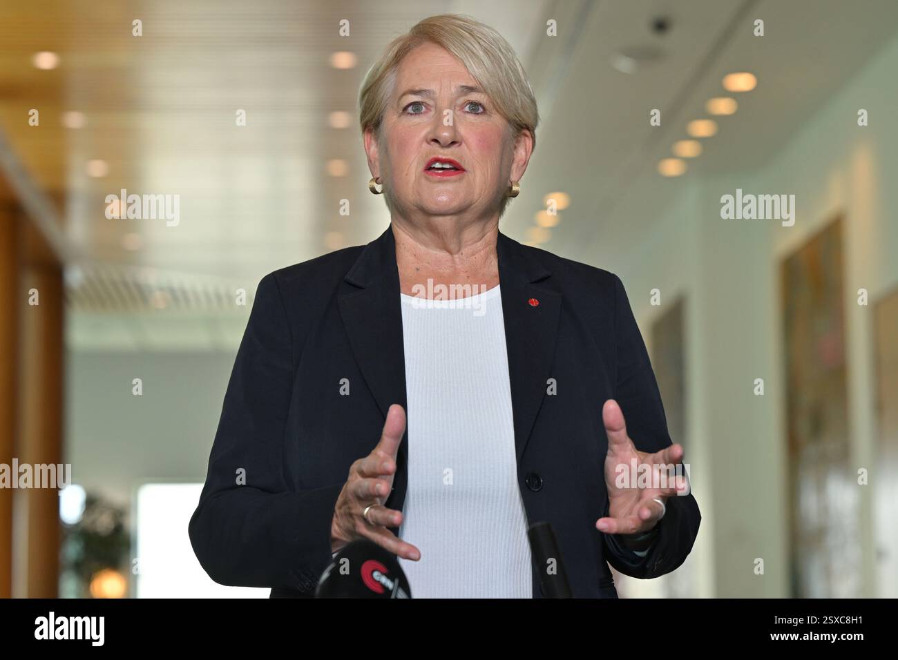 Canberra, Australia. 24th Feb, 2025. Greens Senator Barbara Pocock at ...