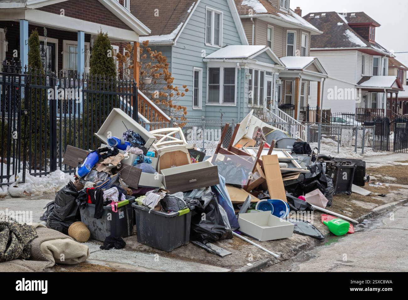 Flooding after water main break hi-res stock photography and images - Alamy