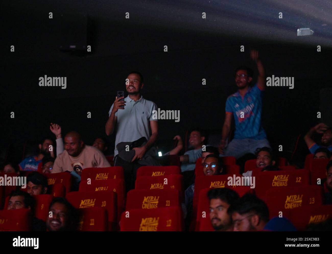 NOIDA, INDIA - FEBRUARY 23: People gathered at the GIP Mall Miraj ...