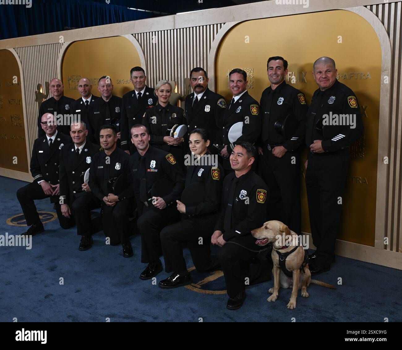 February 23, 2025, Los Angeles, California, USA: First Responders ...