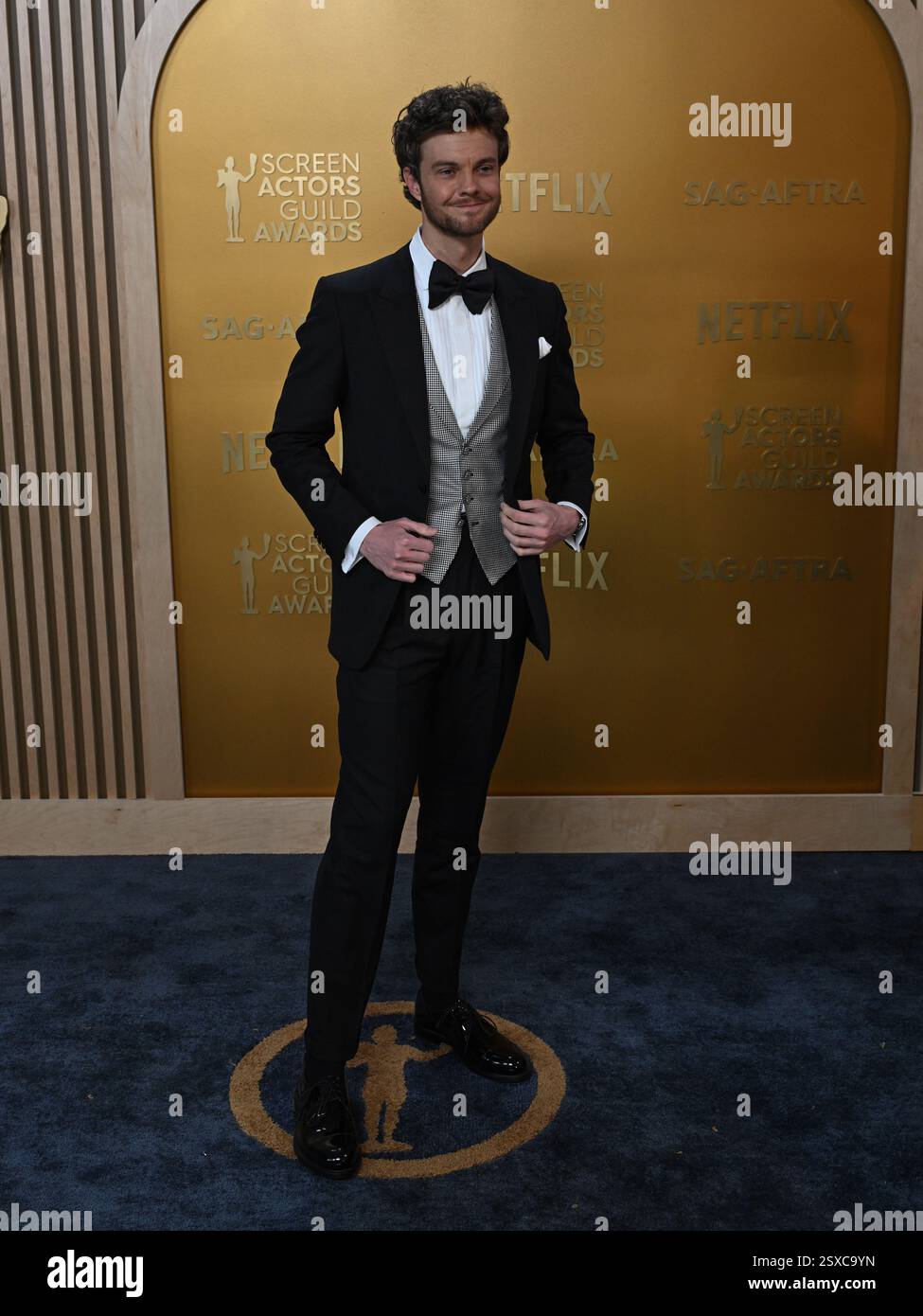February 23, 2025, Los Angeles, California, USA: Jack Quaid attends the ...