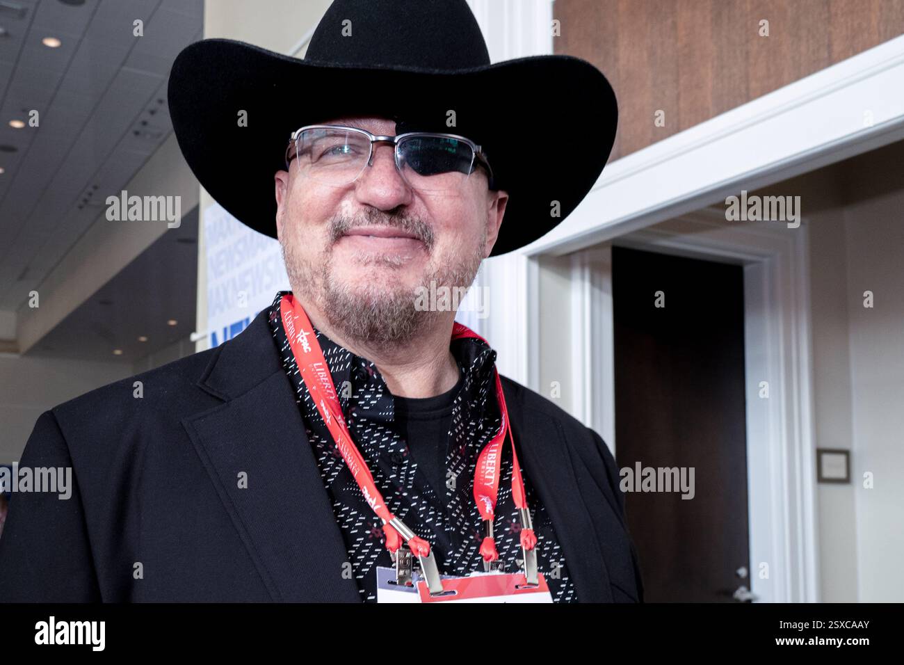 Washington Dc, USA. 22nd Feb, 2025. Newly pardoned Oathkeeper leader ...