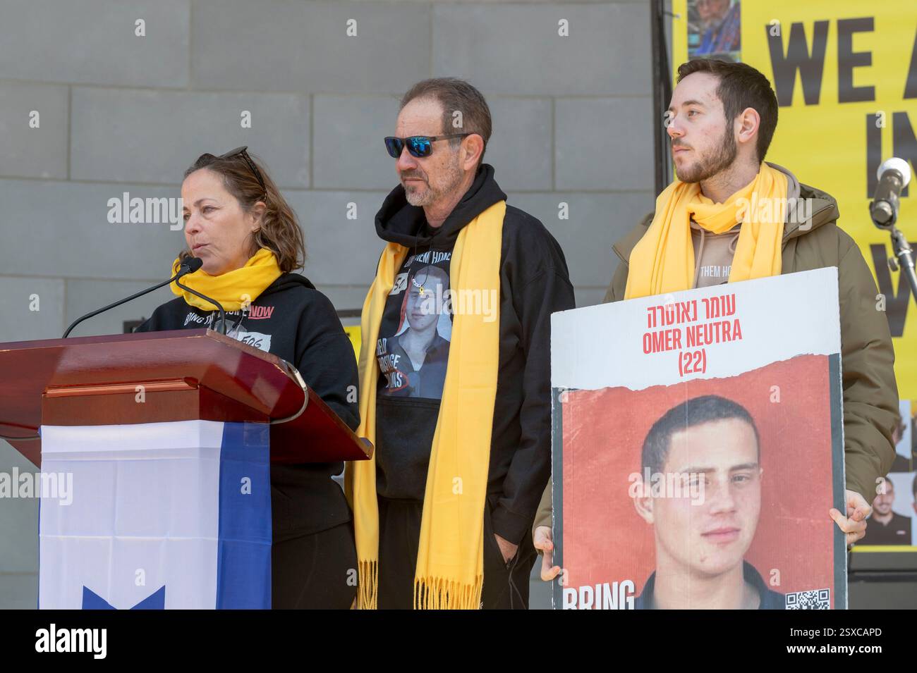 NEW YORK, NEW YORK - FEBRUARY 23: (L-R) Orna Neutra and Ronen Neutra ...