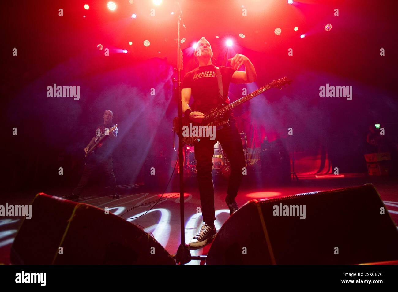 London, UK. 14 Feb 2025. Lead singer/guitarist Mark Tremonti performs ...