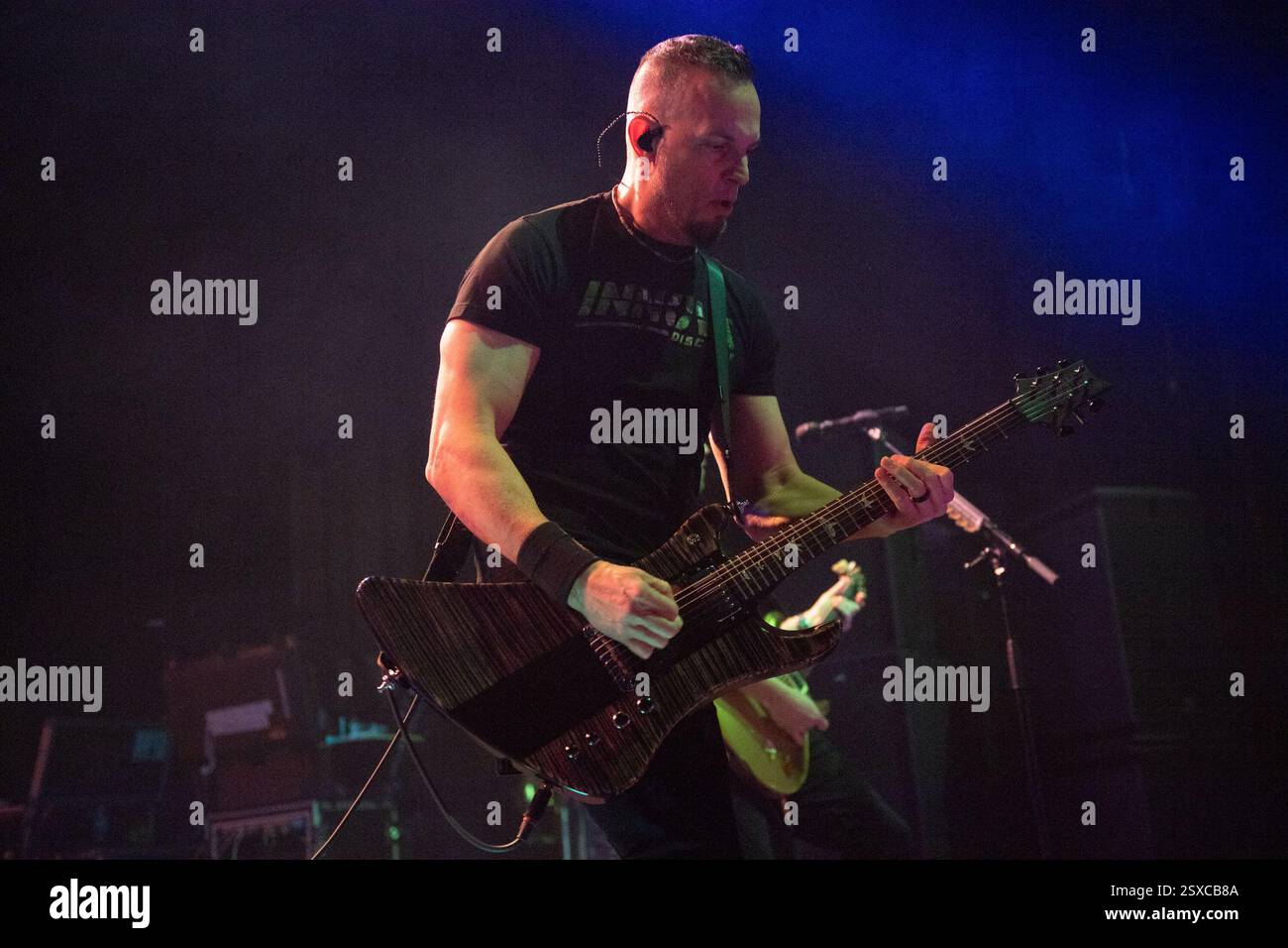 London, UK. 14 Feb 2025. Lead singer/guitarist Mark Tremonti performs ...