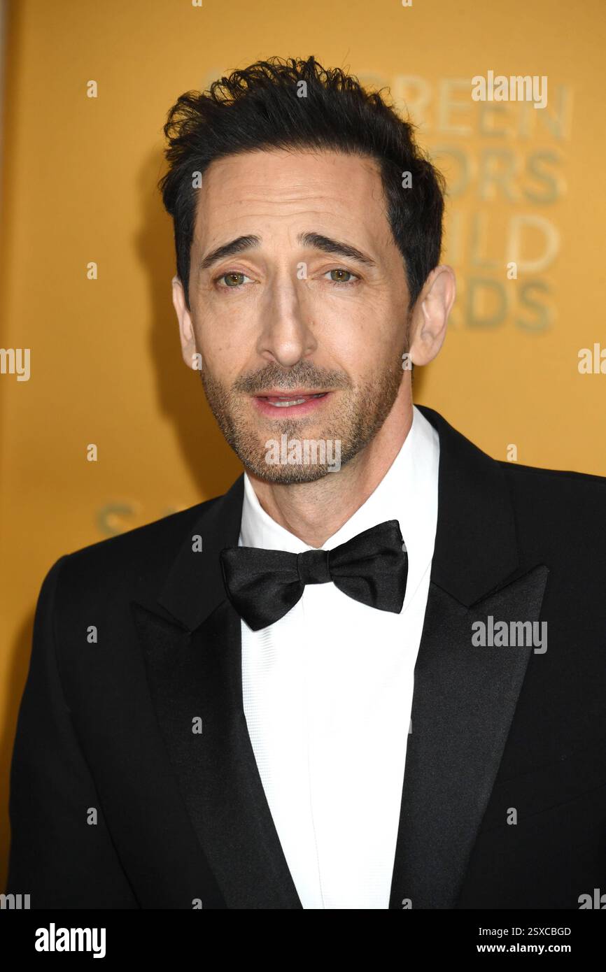 Los Angeles, Ca. 23rd Feb, 2025. Adrien Brody at the 31st Screen Actors ...