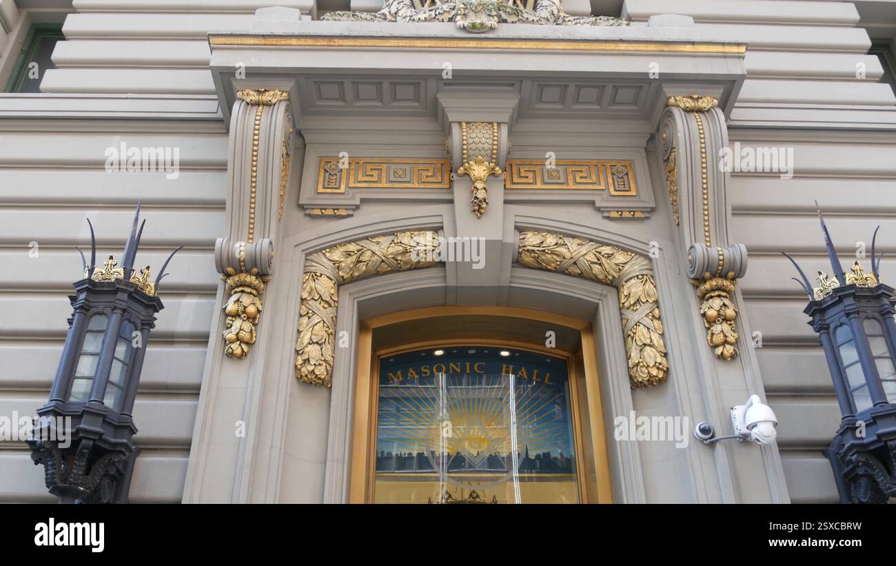 New York City, United States - 6 Sept 2023: Grand Lodge of Masons ...