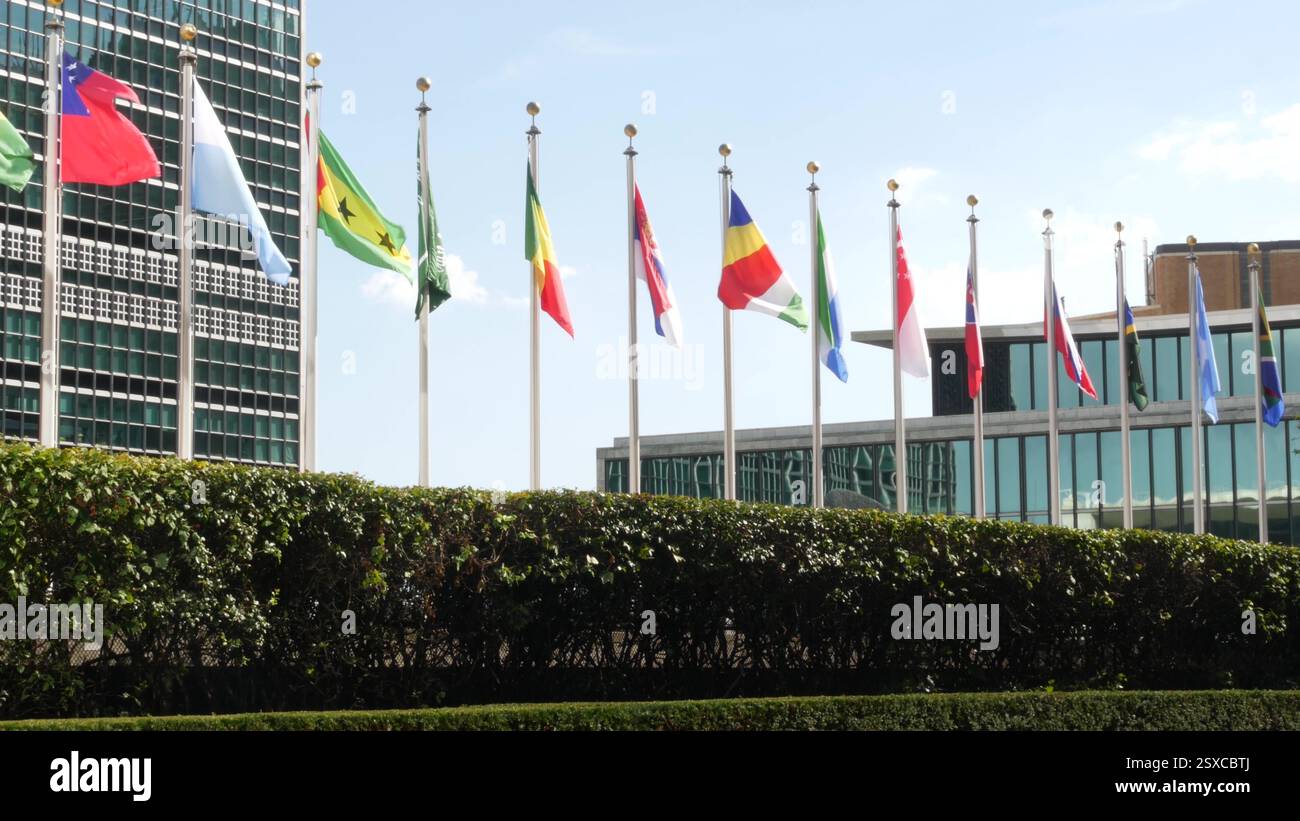New York City, United States - 12 Sept 2023: United Nations UN ...