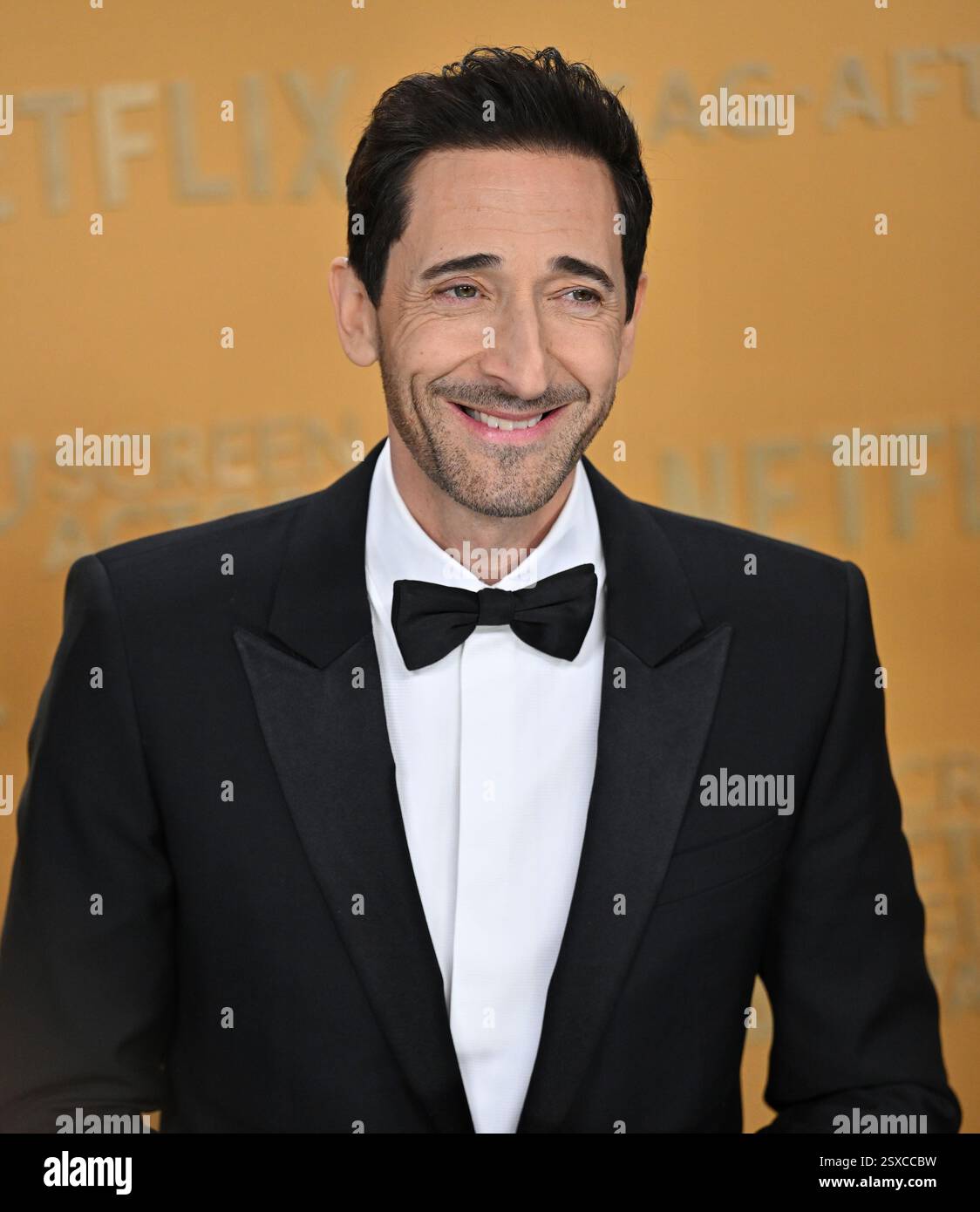 Los Angeles, United States. 23rd Feb, 2025. Adrien Brody attends the ...