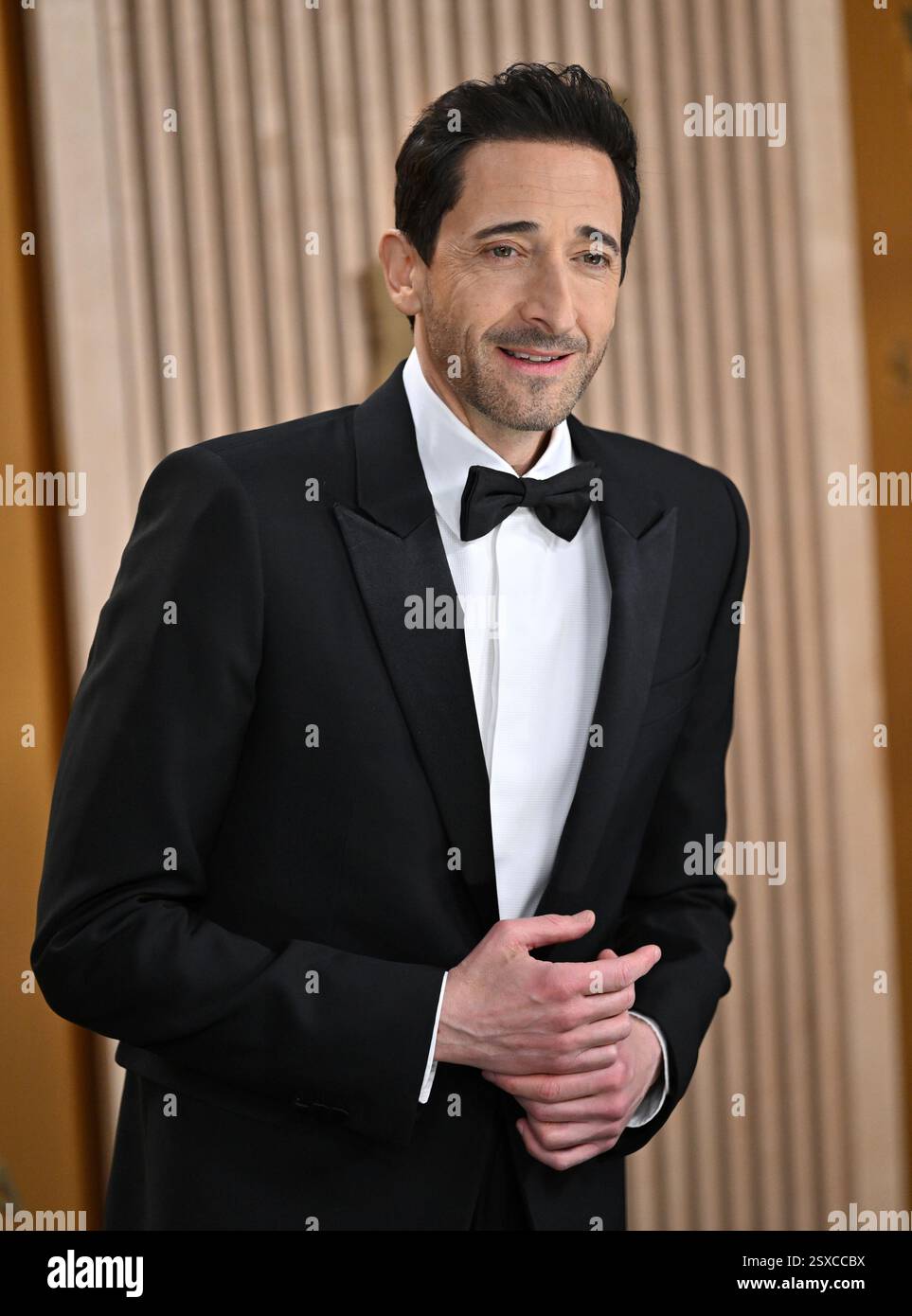 Los Angeles, United States. 23rd Feb, 2025. Adrien Brody attends the ...