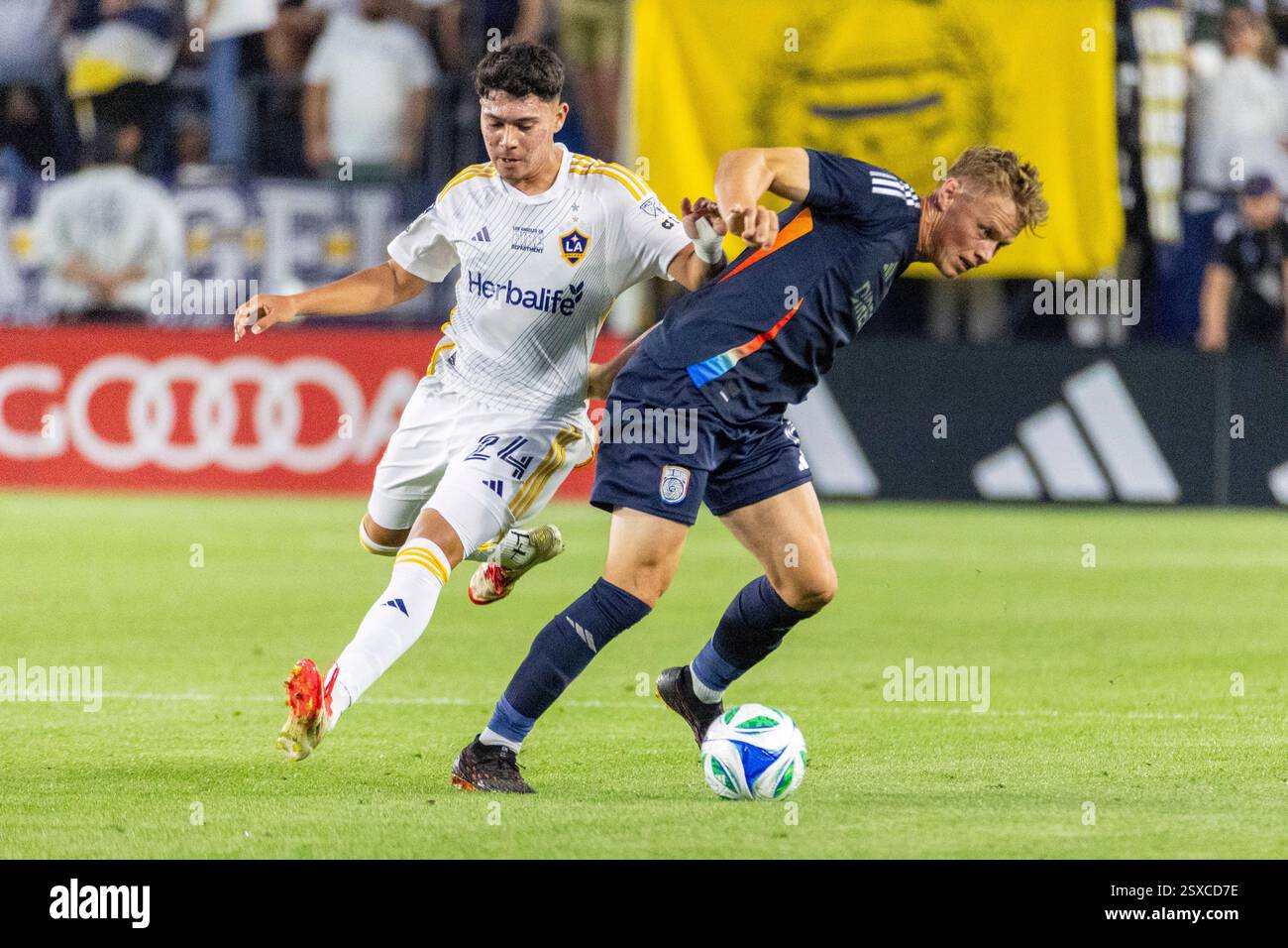 Los Angeles, California, USA. 23rd Feb, 2025. LA Galaxy's Ruben Ramos ...
